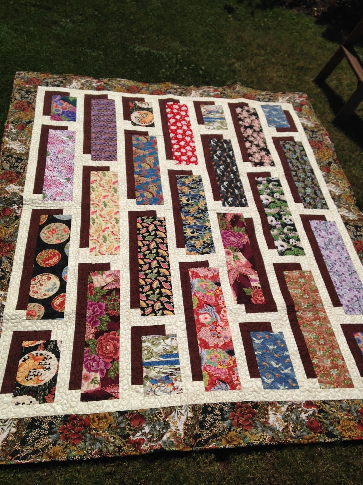 Wren's Nest: 2016 Finished Quilts - Asian Shadow Box Quilt 9