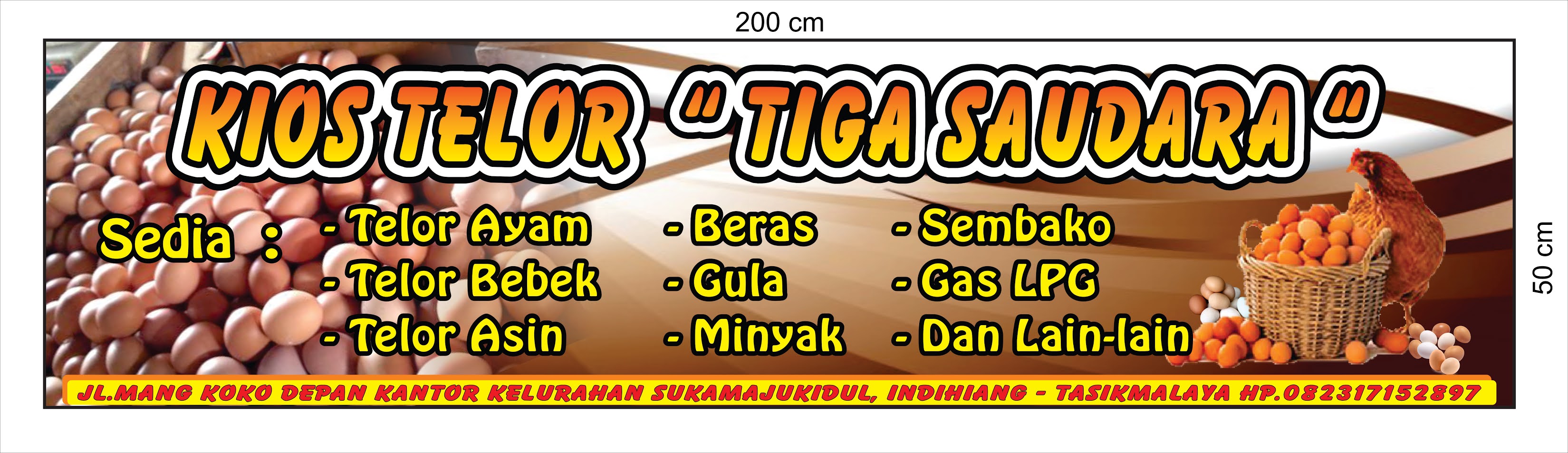 Download contoh desain spanduk agen distributor jual beli telur asin ...