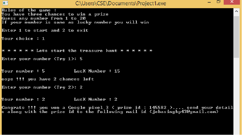 C Code 17 _ C Program for Lucky Prize draw - Let's Learn Computer ...