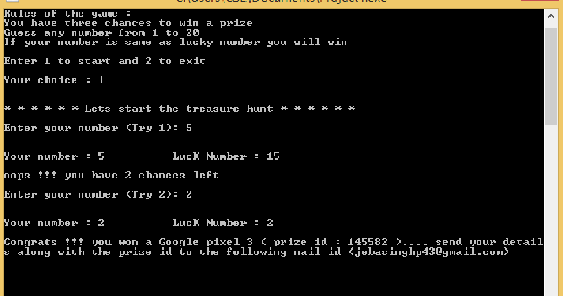 C Code 17 _ C Program for Lucky Prize draw - Let's Learn Computer ...