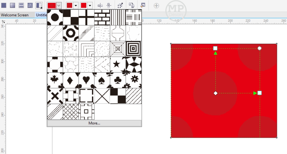 Membuat Gradasi Warna Menggunakan Interactive Fill Tool Pada CorelDRAW ...