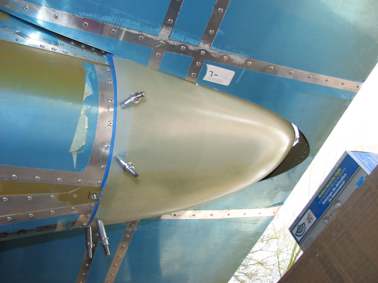 Torsten's RV-12: Attaching Fairing to Tail Cone