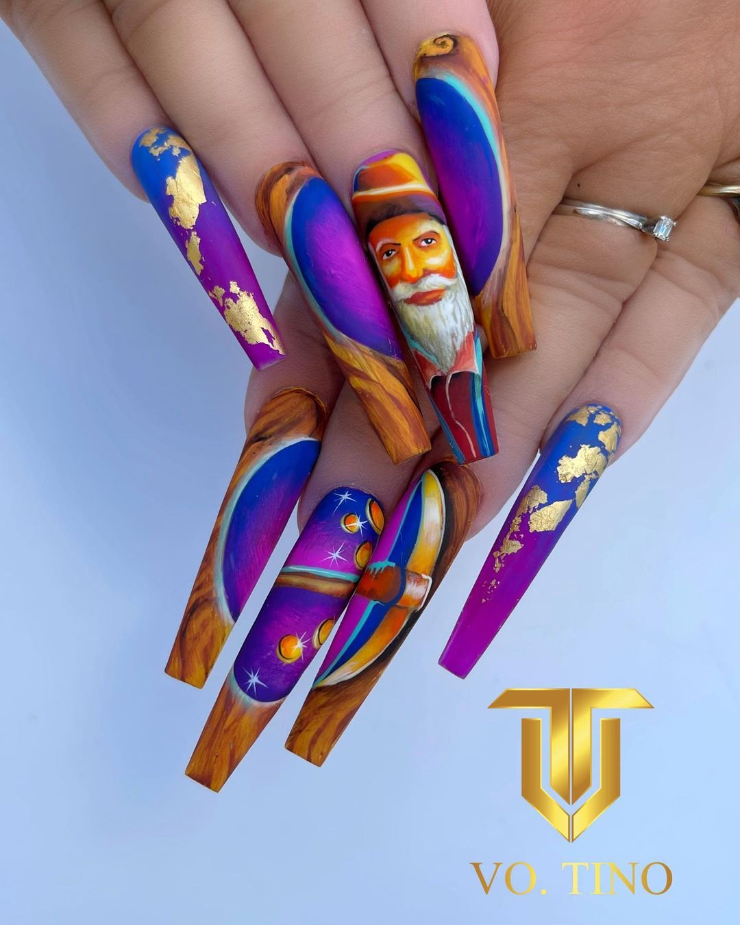 Exclusive luxury nail art designs by Vo.tino | Melody Jacob