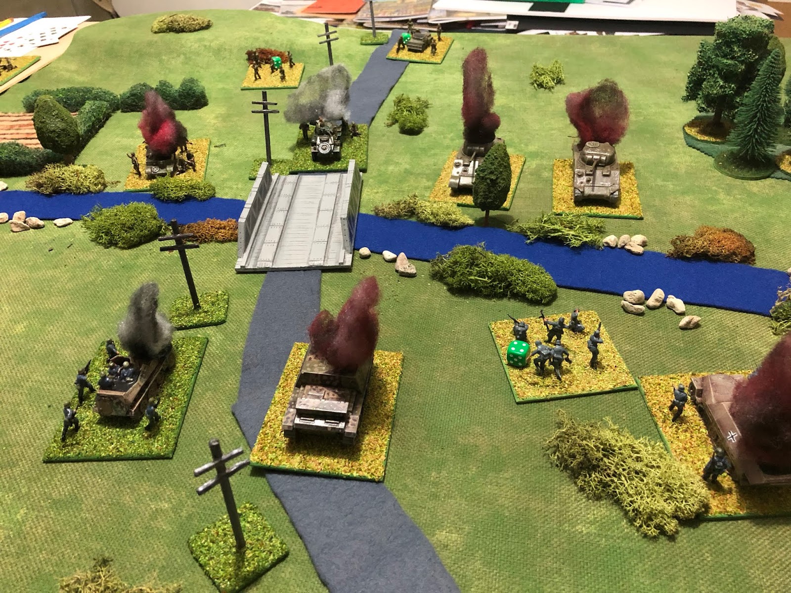 Grid based wargaming - but not always: First tabletop action for WW2 ...