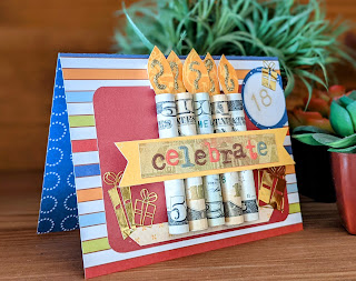 Angie Papercrafts: Dollar Bill Birthday Card