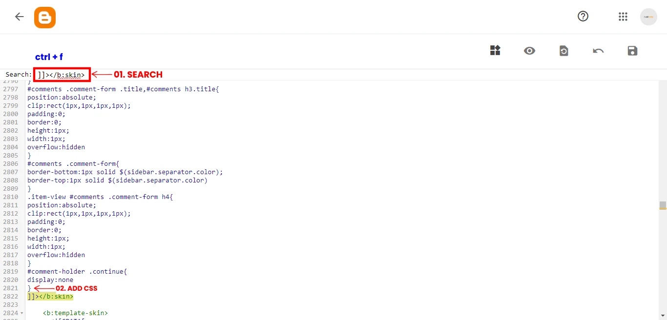 How To Edit Blogger Template XML And CSS | RUSTCODE