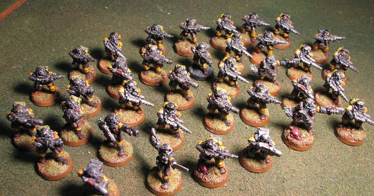 15mm Sci Fi Small Soldiers: Warhammer 40K Imperial Guard Steel Legion ...