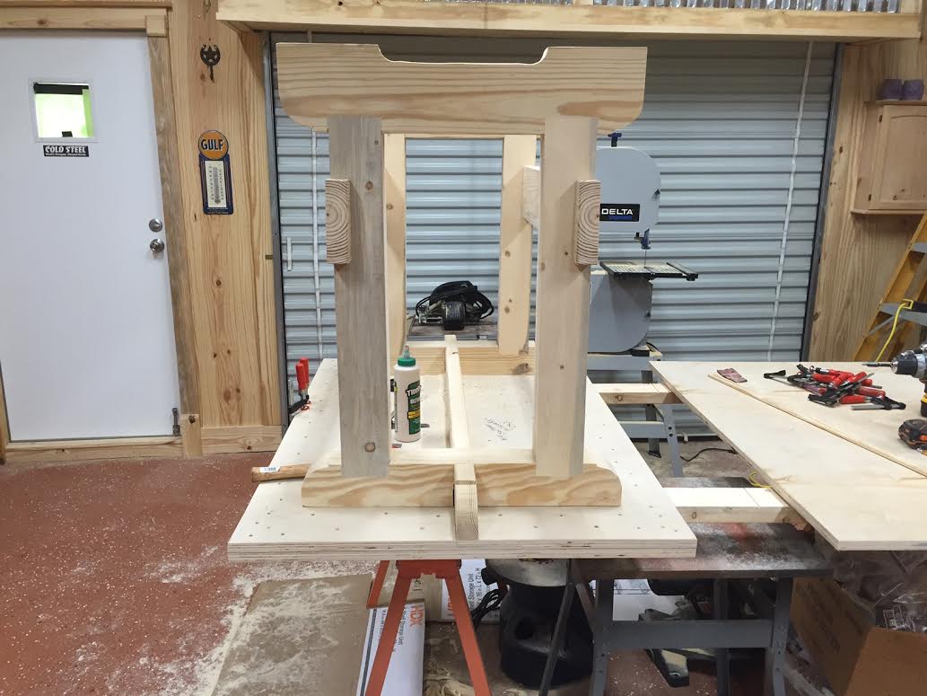 Mini Southern Millworks: Workbench My assembly bench