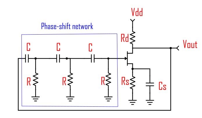 Electronics Guide: RC Phase Shift Oscillator Using FET