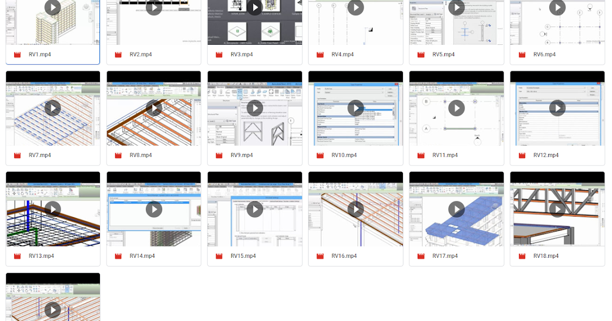 INGENIERIA CIVIL: REVIT ESTRUCTURAL CLASES- GOOGLE DRIVE