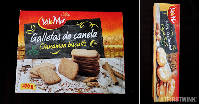 Lidl Sol & Mar #1: pastry, cookies, chips, and shrimp