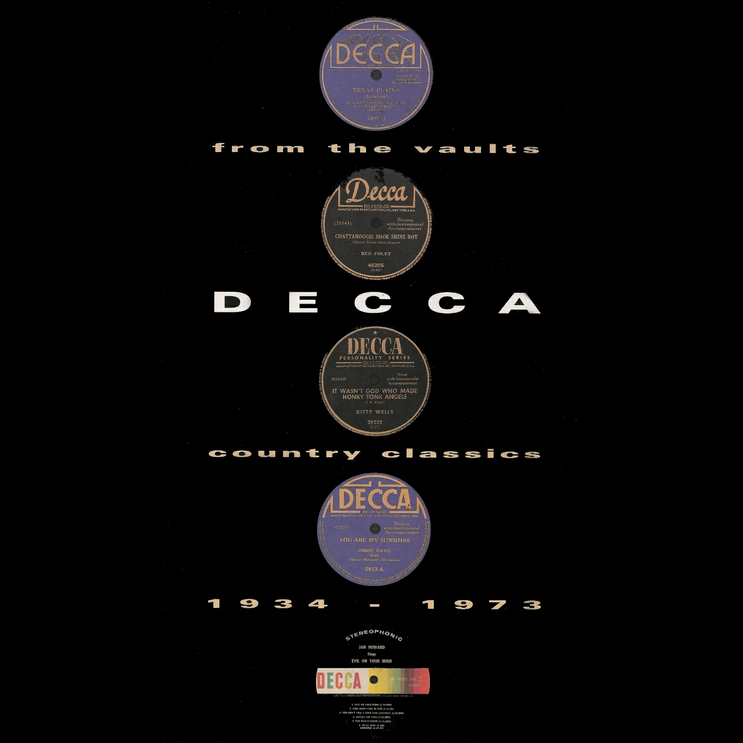 Glenn's Country Music Cabinet: Various Artists ~ From the Vaults: Decca ...