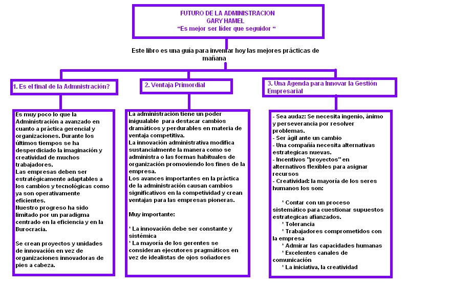 ADMINISTRACION: FUTURO DE LA ADMINISTRACION. PARTE 1