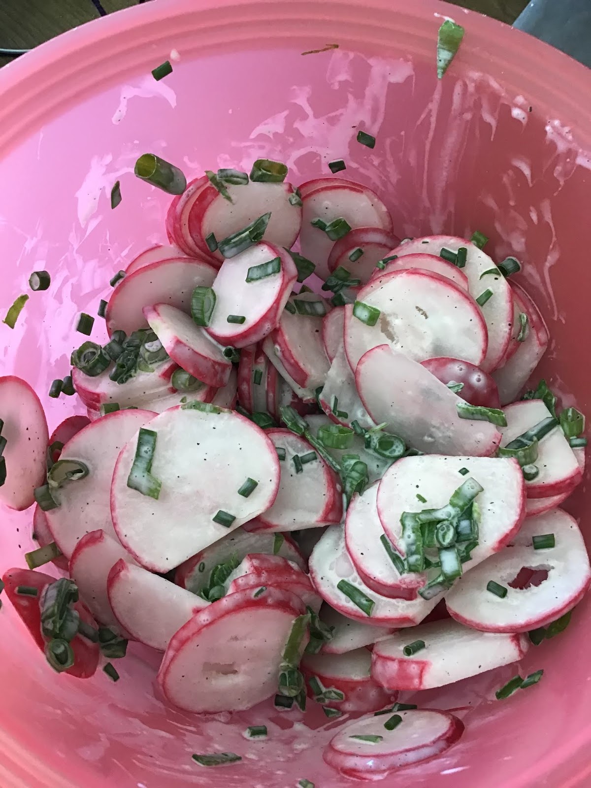 Maman Mélanie cuisine: Salade de radis