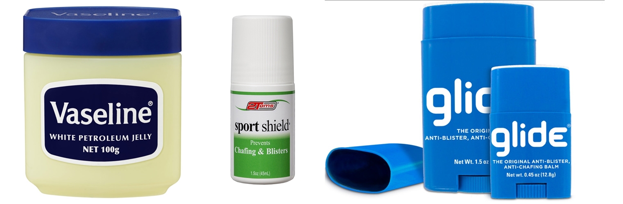 Product review: 3 anti-chafing products (2Toms, Vaseline, Body Glide)