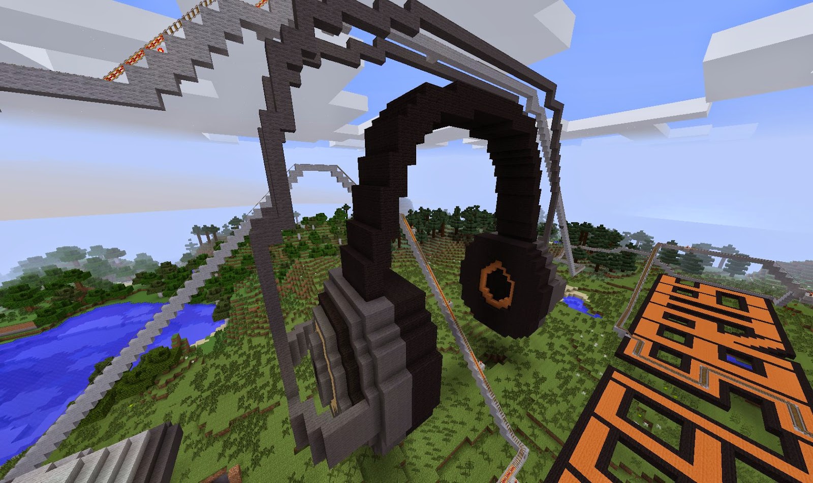 JD's Gaming Blog: Minecraft Creations: The Steelseries Rollercoaster ...