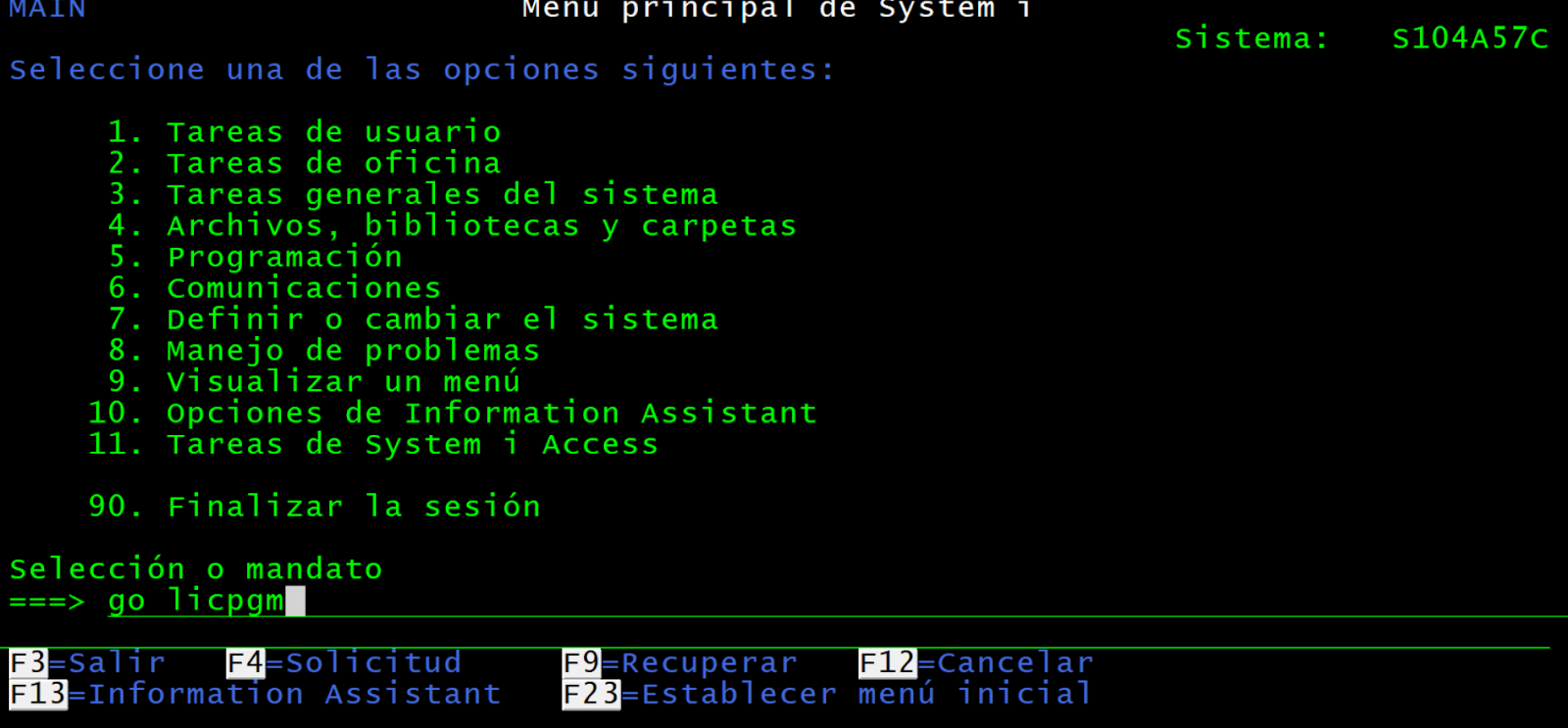 Conceptos generales del AS/400