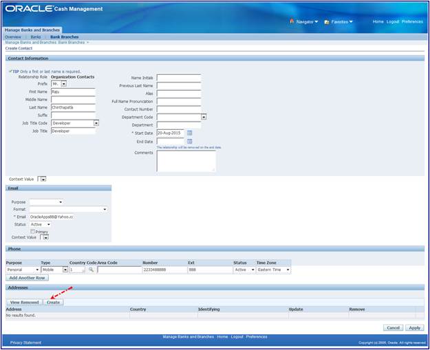 Oracle Applications: Oracle R12 Credit Card Payments Setups and Process