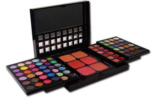 Kit Maquiagem Completa com 48 cores de sombra | Cabelo Beleza Saúde