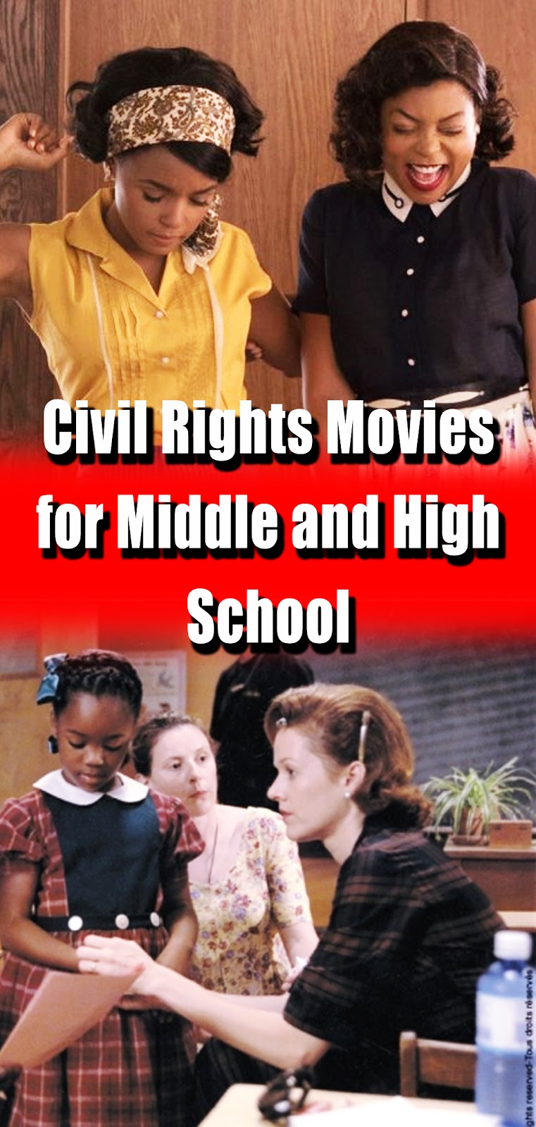Civil Rights Moviès for Middlè and High School