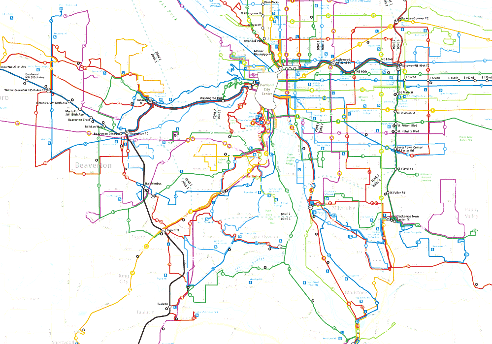Transportation In Portland, Oregon - Portland Oregon Mass Transit