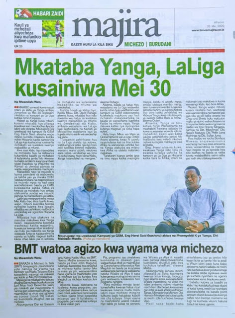 MAGAZETI YA LEO 28/5/2020 | Muungwana BLOG