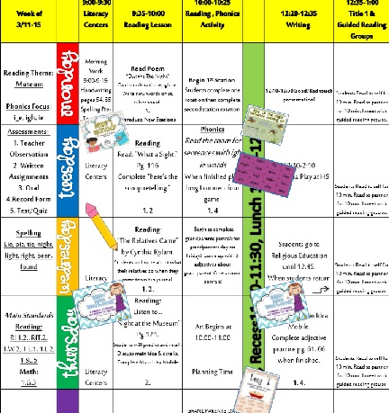 Visual Plans & A Freebie!!! - The Teacher Talk