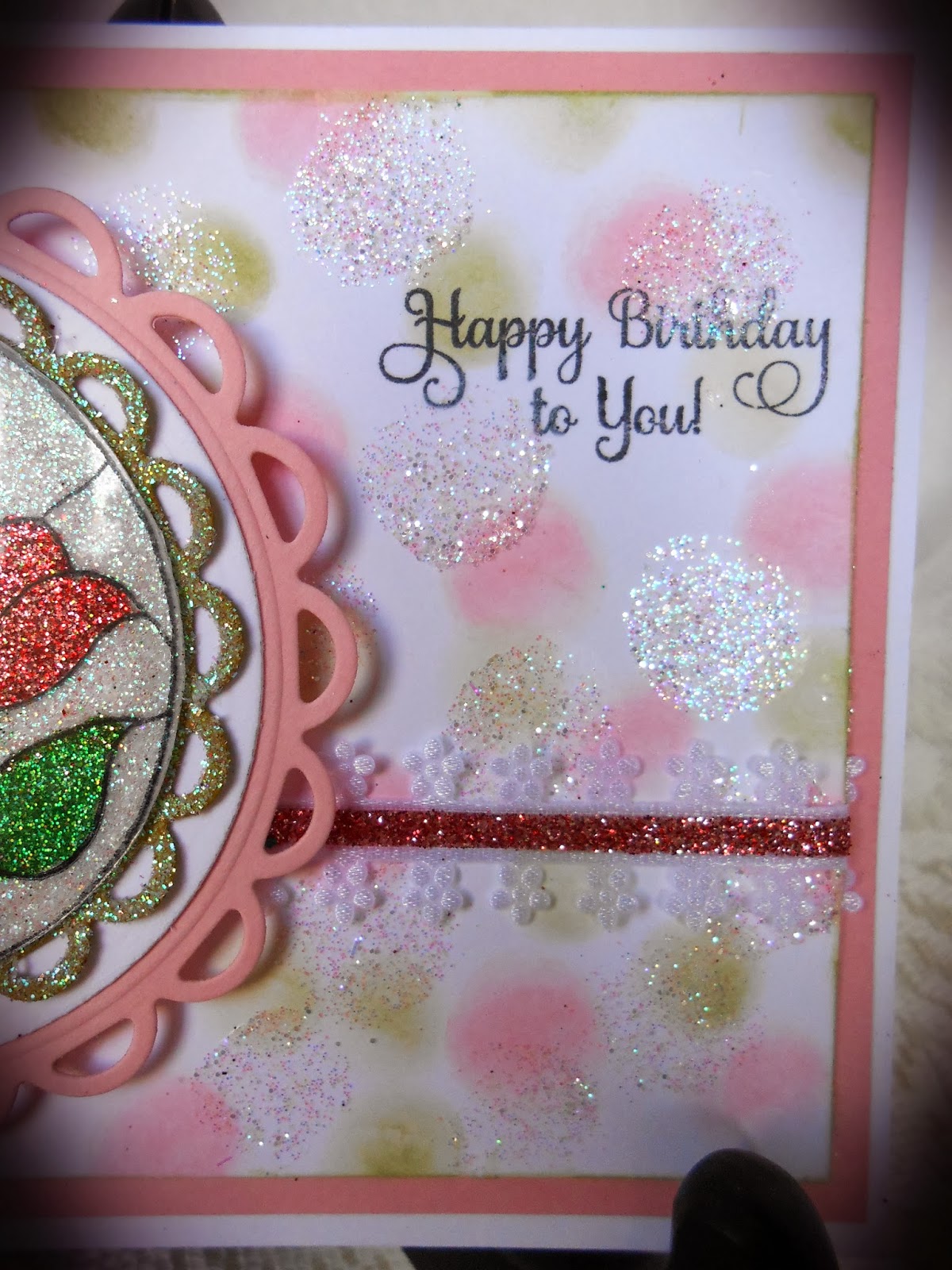 I Love Stamping: Stained Glass Birthday Card!
