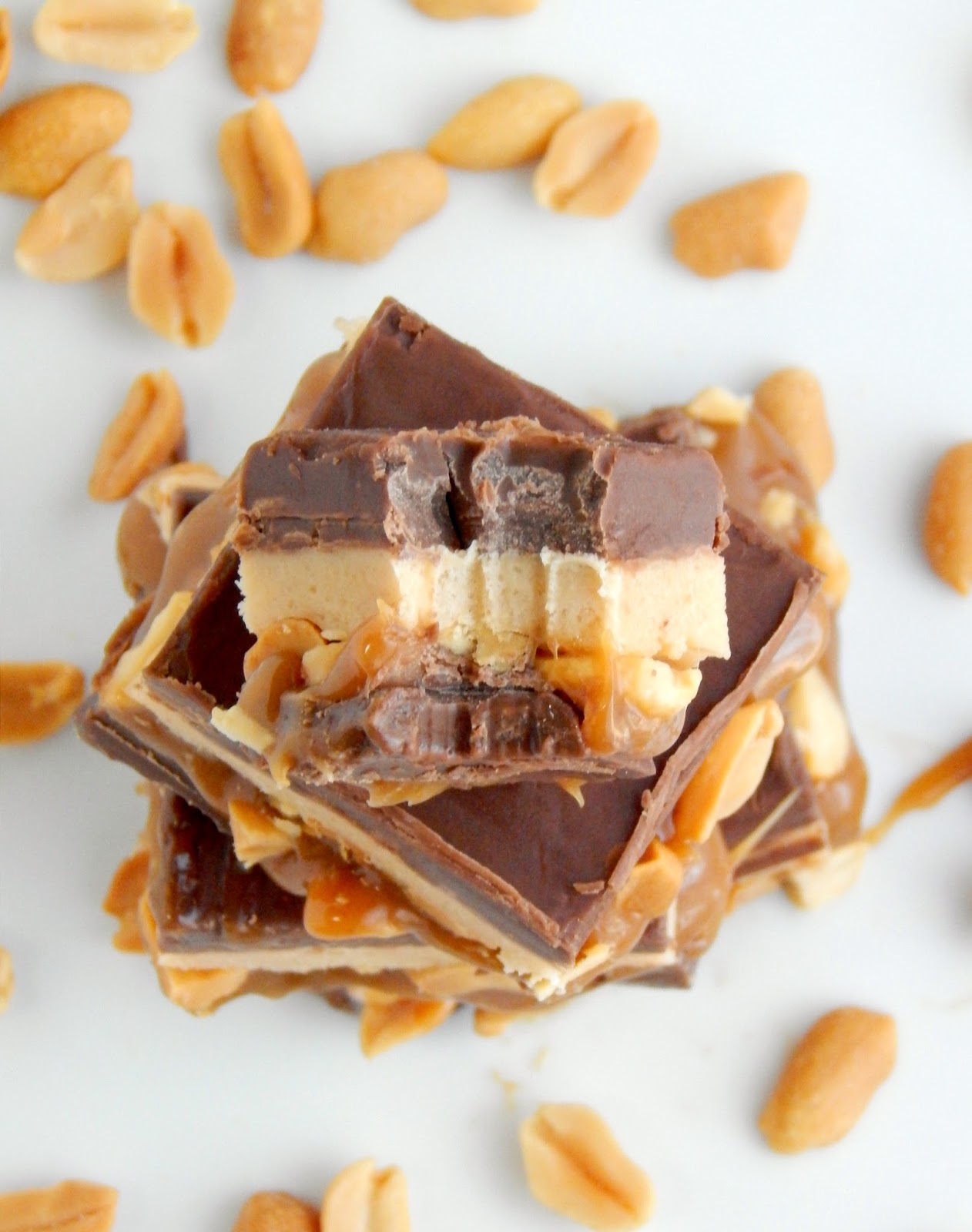 Snickers caseros / Miicakes