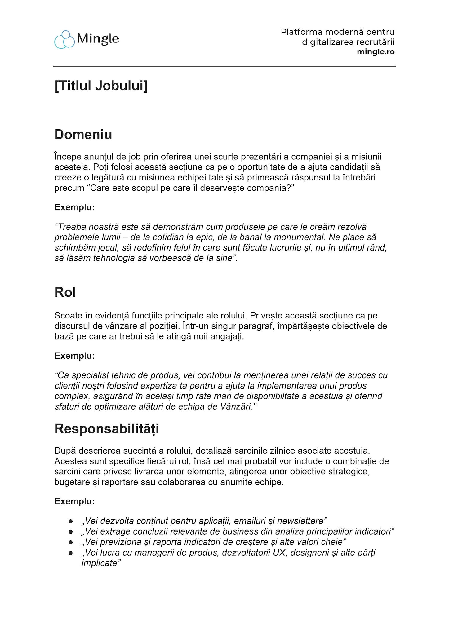 Cum să scrii și să promovezi un anunț de angajare (și un model gratuit)