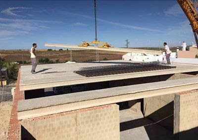 Planchas hormigon para suelos y techos