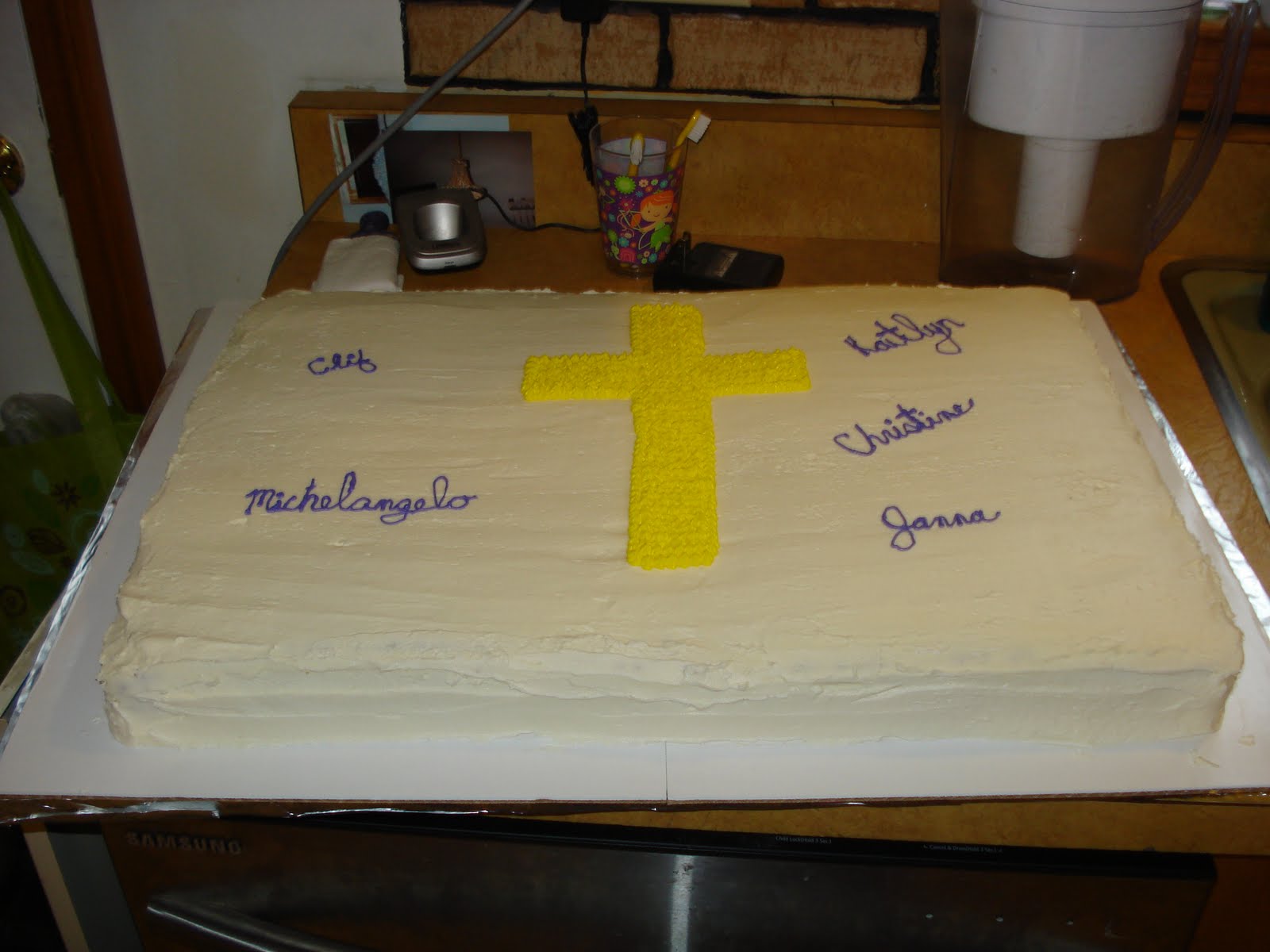C & B Creations: St. Thomas Aquinas Chapel Easter Cake