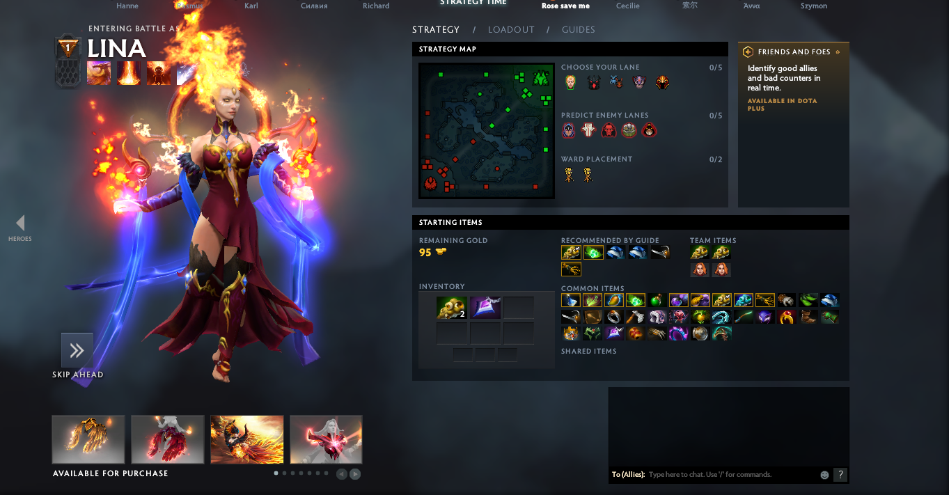 Lina dota 2 build item hard carry