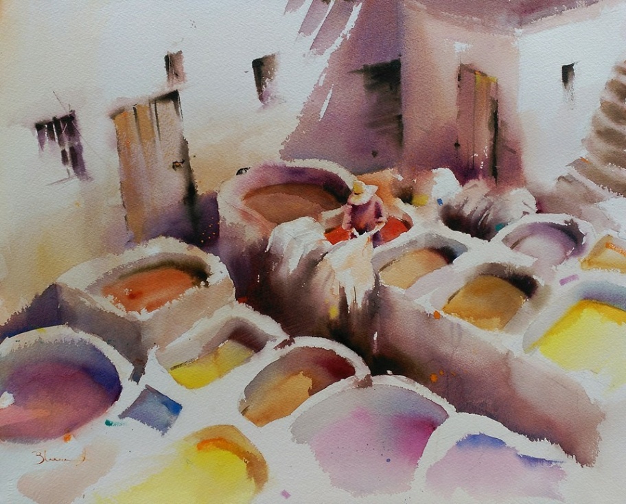 Artist Blanca Alvarez | Watercolor - ArtLiveAndBeauty - Masterpieces of ...