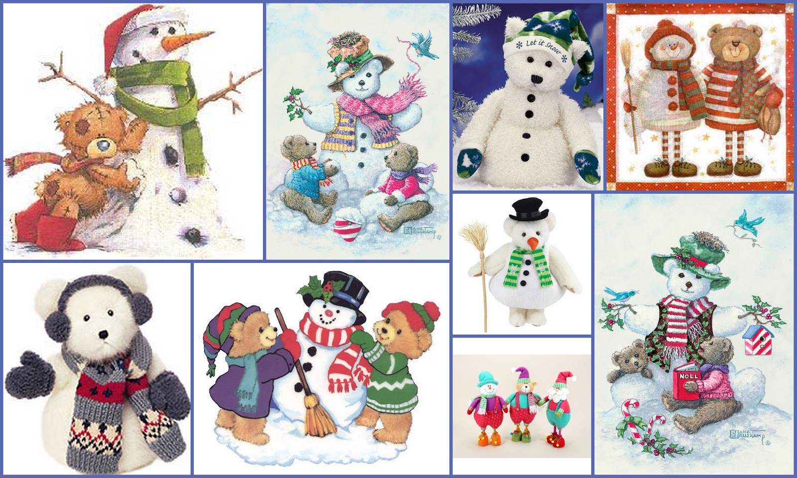 Le blog de Cathnounourse: bonshommes de neige