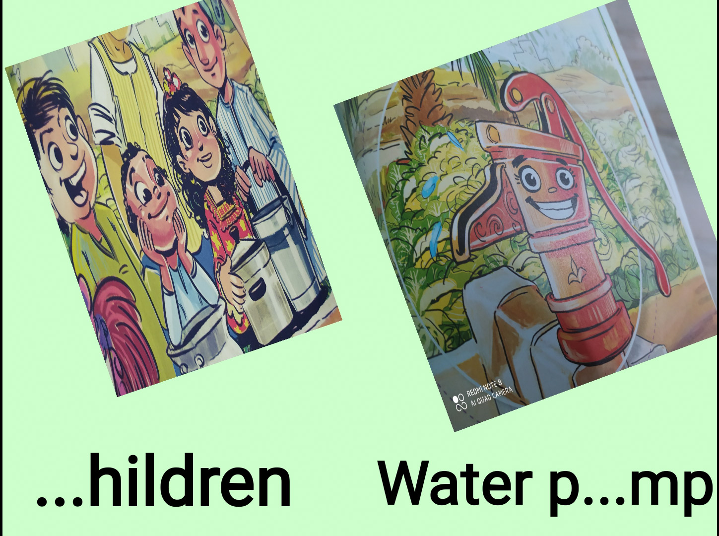 The water pump story قصة مضخة المياة للصف الثانى الابتدائى