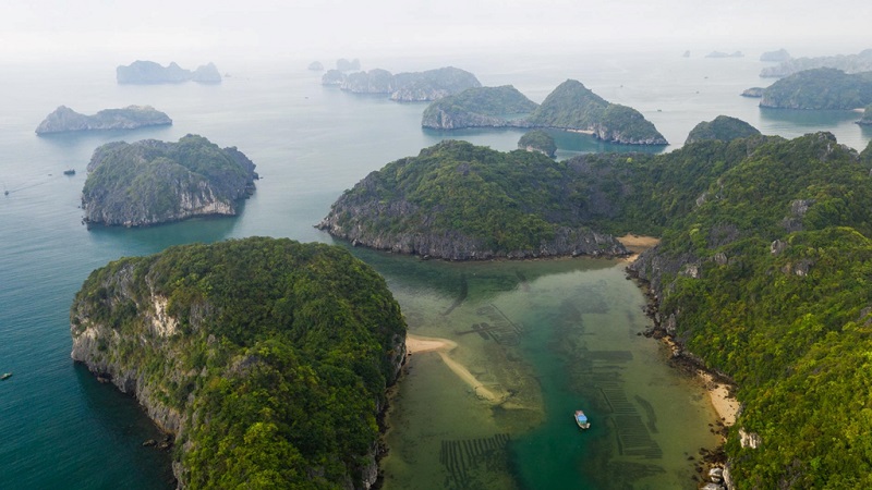 Ha Long Bay, Cat Ba - Nature Masterpiece Seen From The Sky