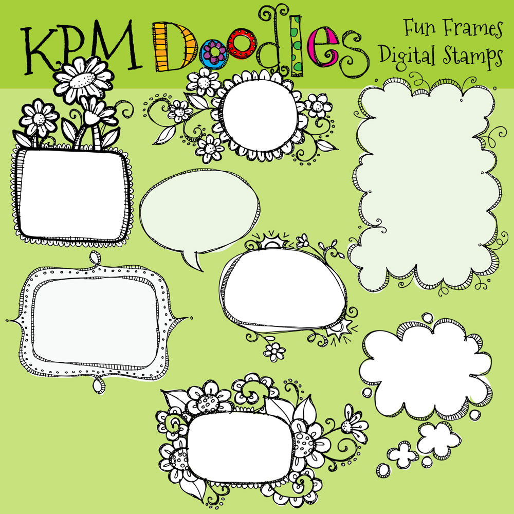 KPM Doodles: Fun frames stamps