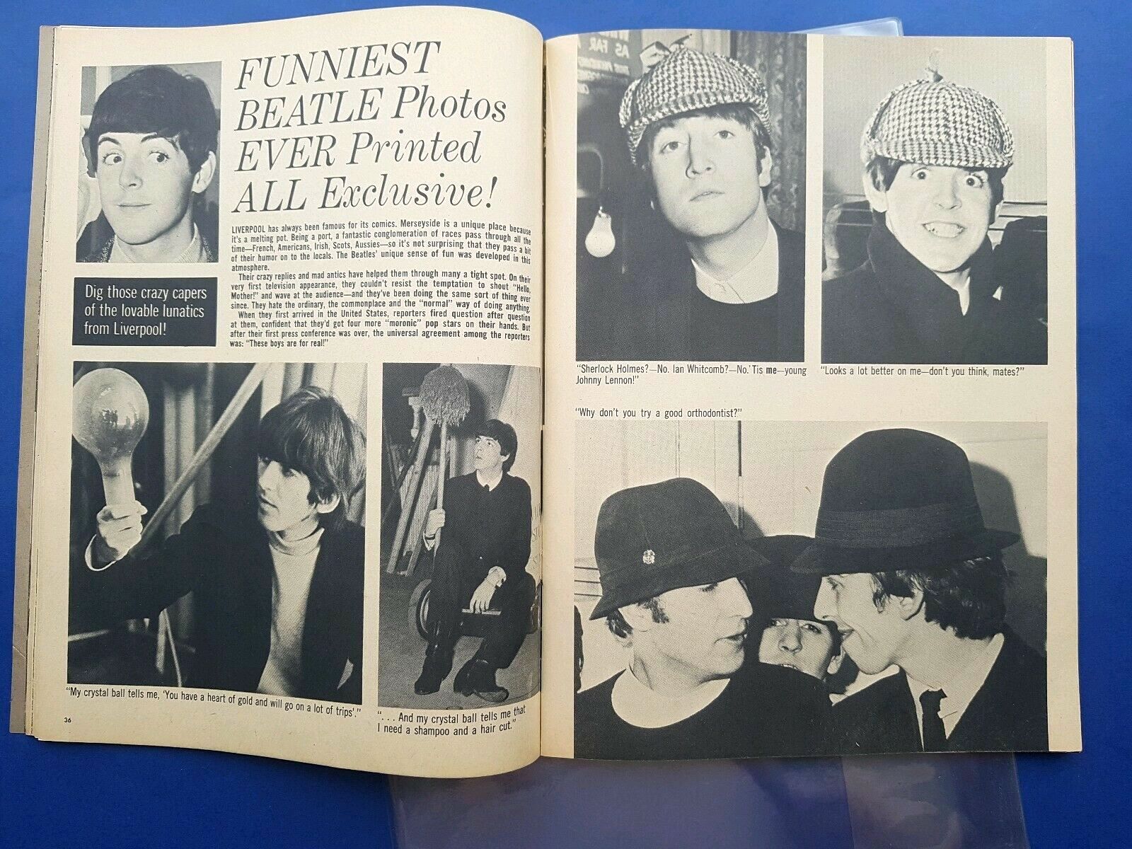 Vintage Beatles mag: 16 Scoop! - The Whole Story
