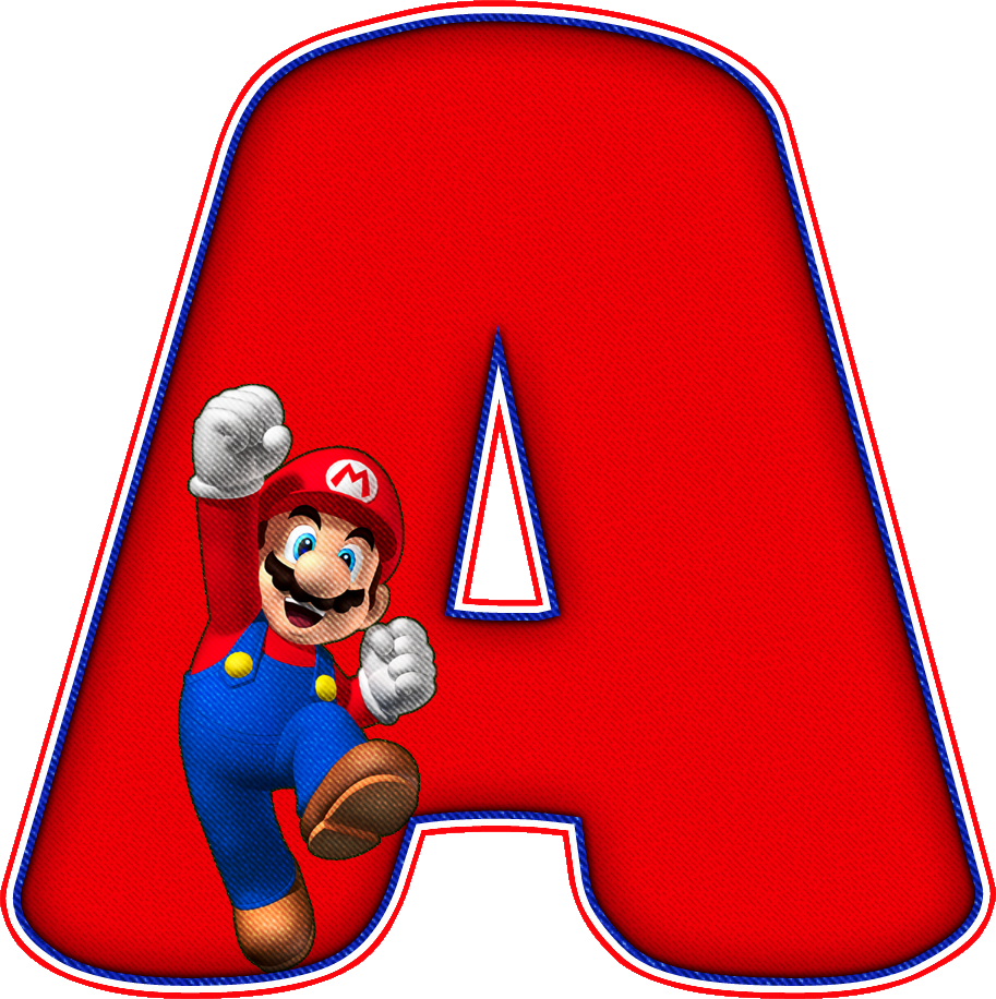 Alfabeto Decorativo: Alfabeto - Mario Bros 2 - PNG - Letras ...