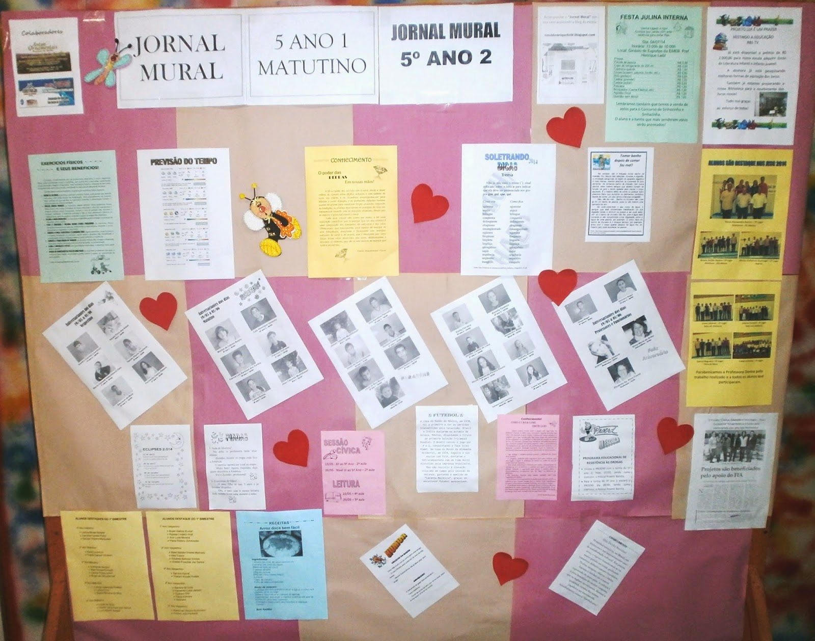 EMEB. Pref. Henrique Liebl: Jornal Mural