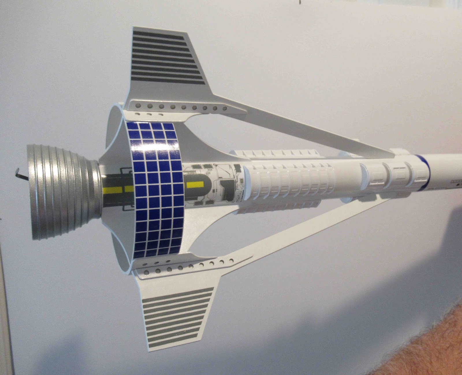 Model Rocket Building: Estes Mars Longship Build #7296, Finished