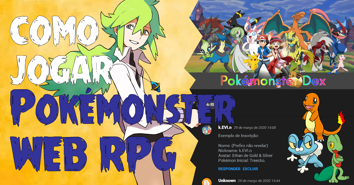Pokémonster Web RPG - Como Jogar [VÍDEO] ~ PMD || Acervo de Imagens de ...