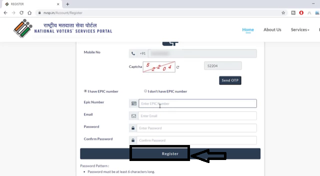 Online Voter Id Verification