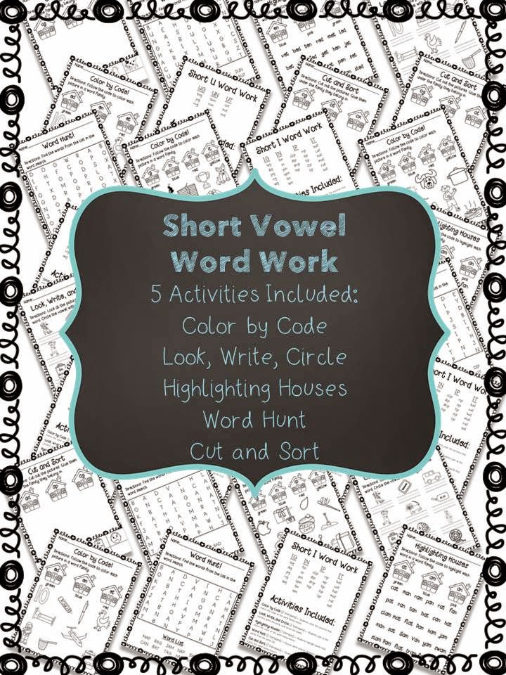 Short Vowel Word Work is Now Here! - Classroom Confetti