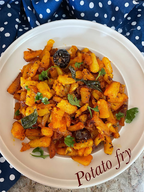 Crispy Potato Fry - From Sushma's Kitchen