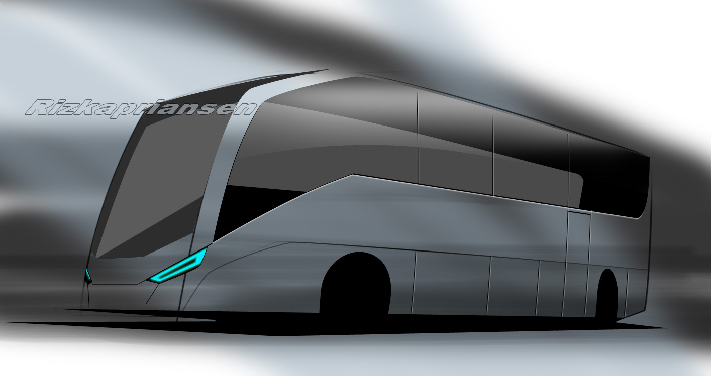 Beranda Studio: Step by Step Bus Rendering