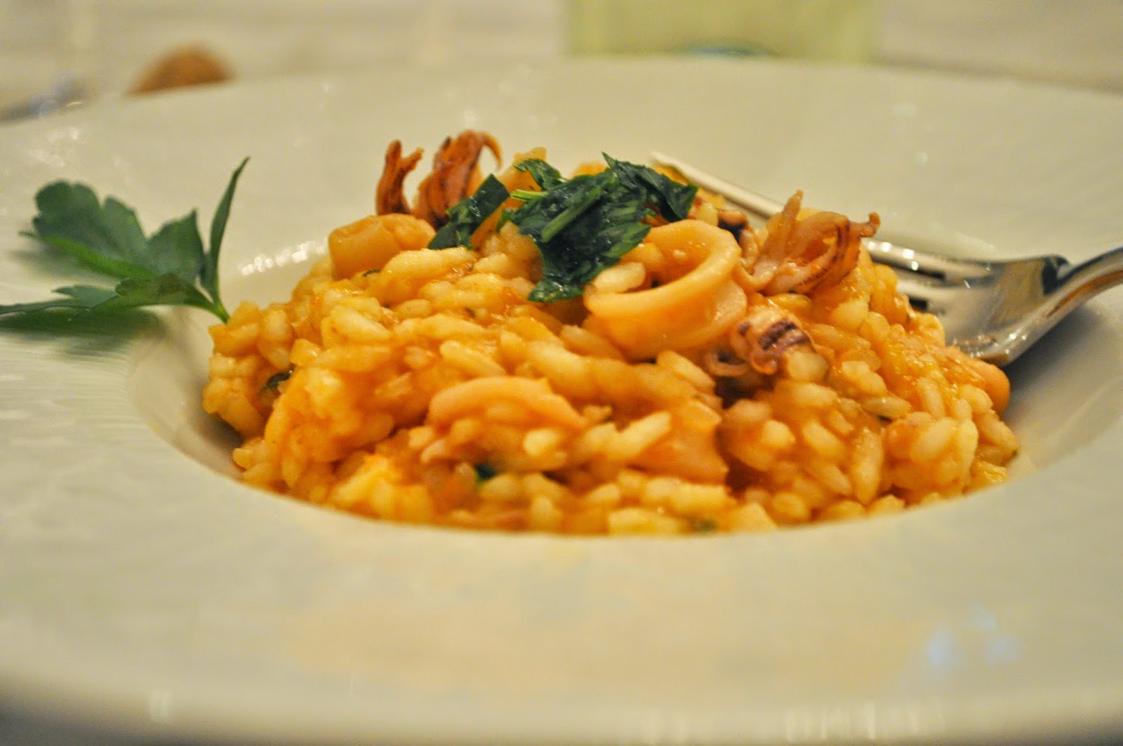 Cooking with Manuela: Risotto with Calamari