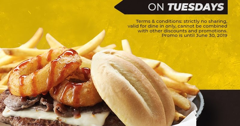 Manila Shopper: Buffalo Wild Wings 50% OFF on Burgers Tuesdays Promo ...