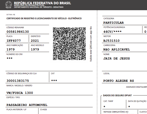 Licenciamento de veículo 2021 - DETRAN-RS | Verbratec